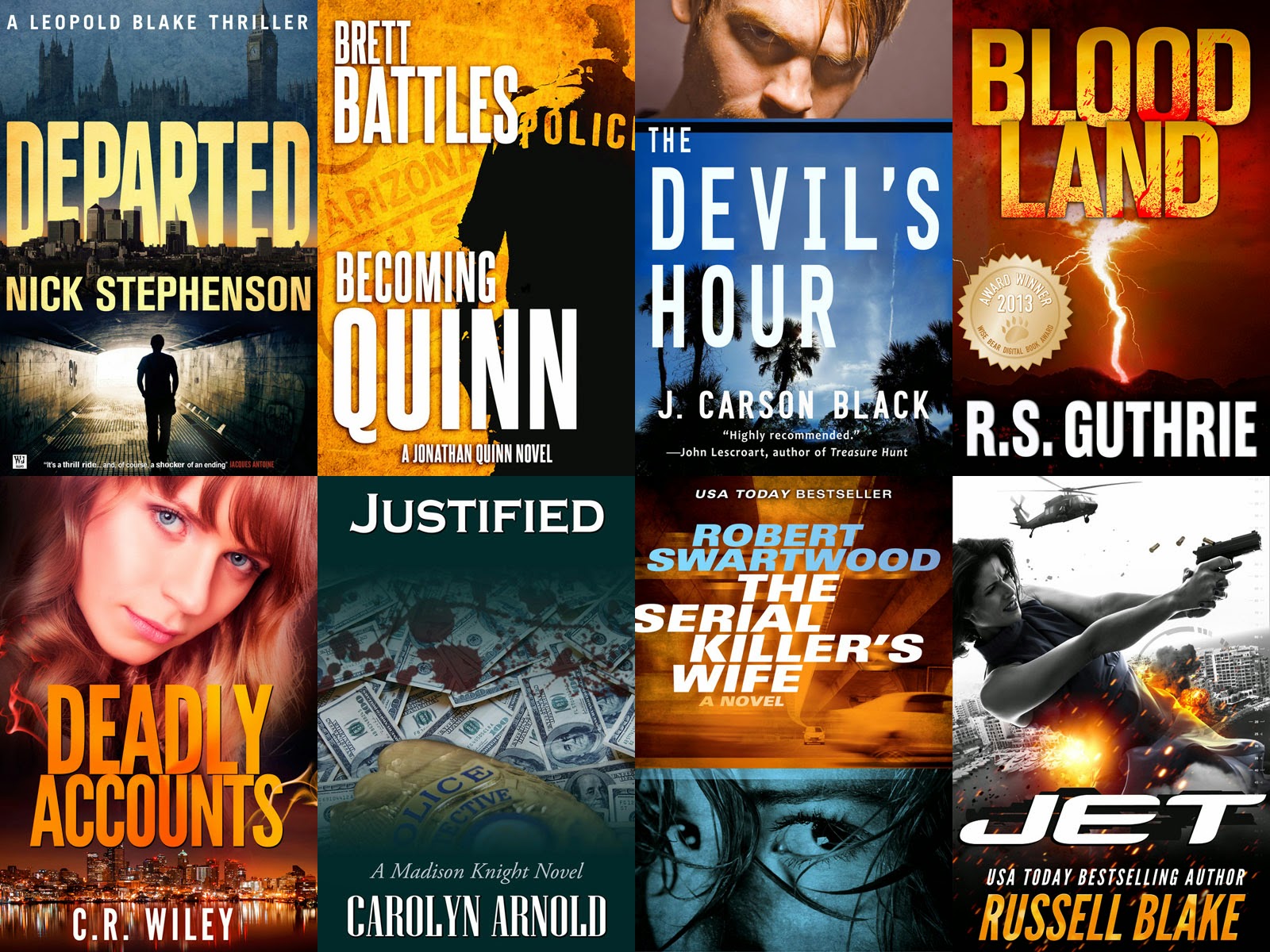 A Mystery/Thriller Bundle – You Name the Price | Sharkbait Writes